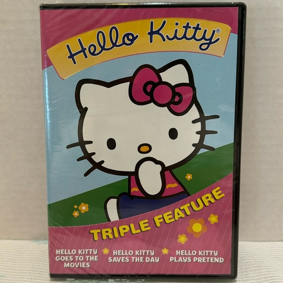 Media | Hello Kitty Triple Feature Dvd Goes To The Movies Saves The Day Plays Pretend | Poshmark